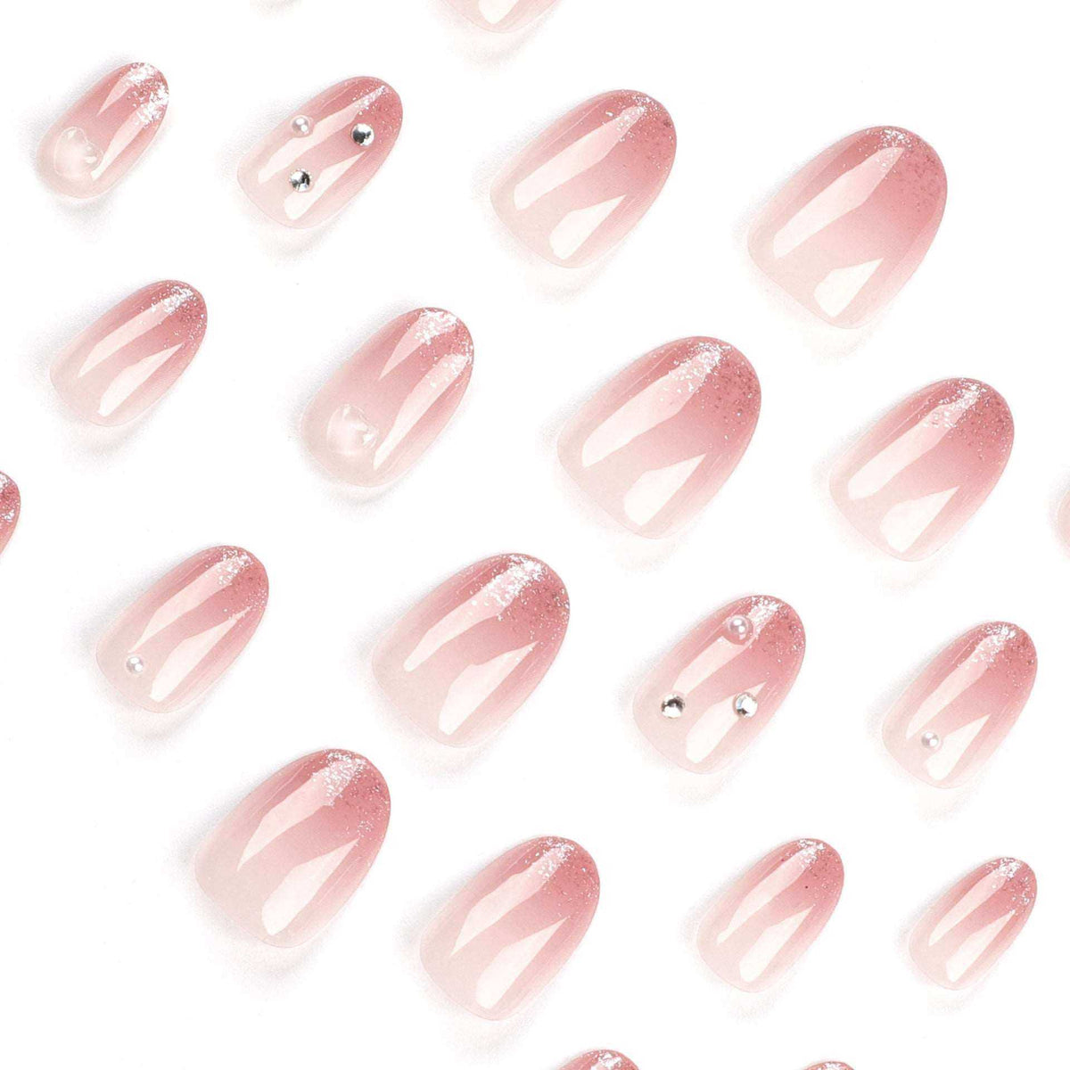 Blushing Romance - Press On Nails | Outlined