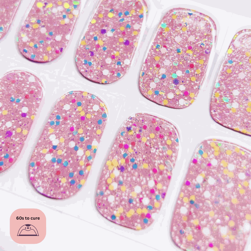 Fizzy - Outlined Semi Cured Gel Nail Strips | Outlined